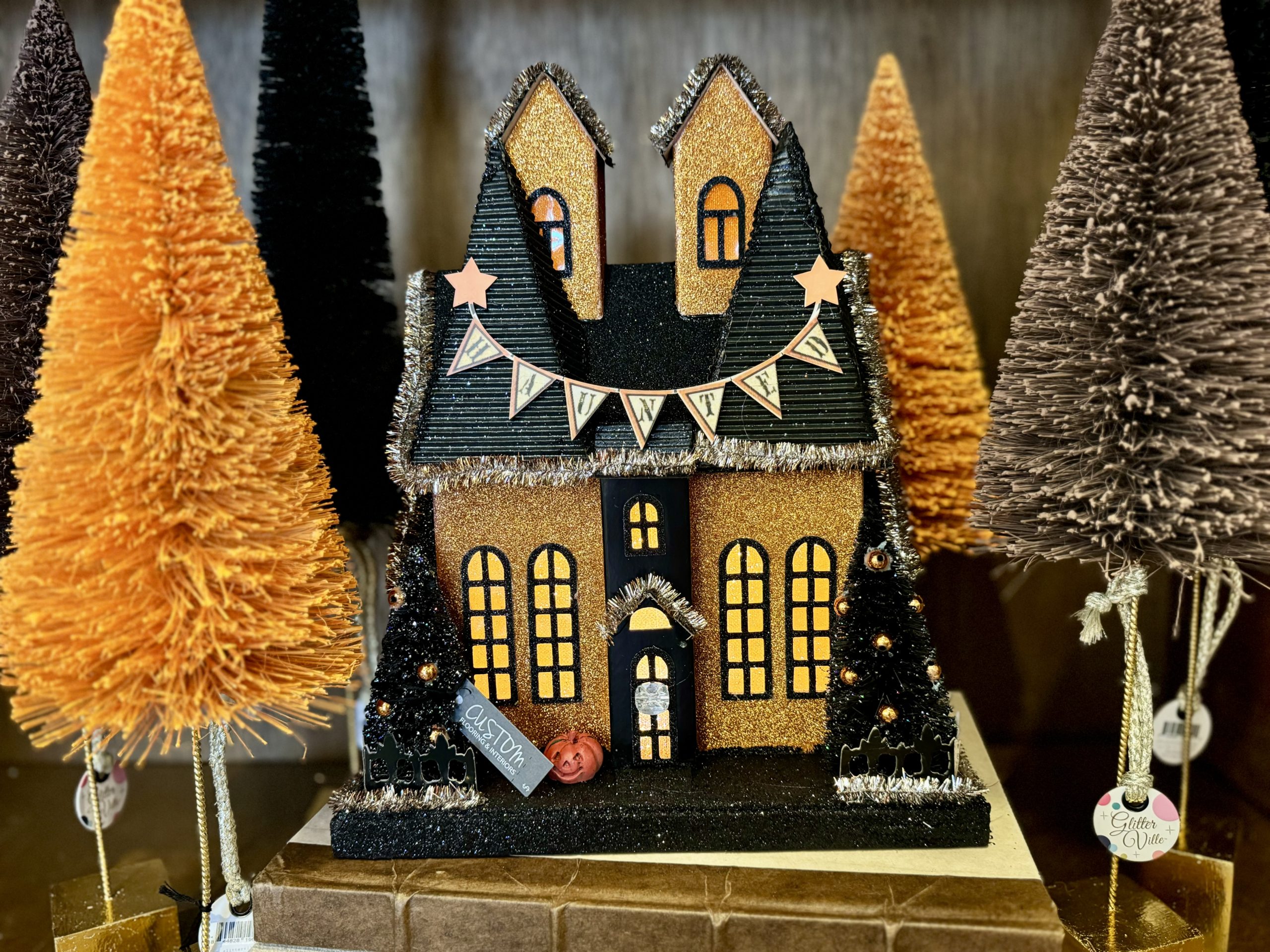 Orange Haunted House - Custom Flooring and Interior | Flooring Services ...